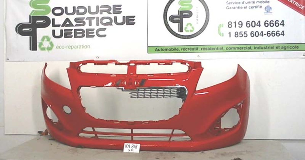 PARE-CHOCS AVANT CHEVROLET SPARK 2015 ROUGE 101818