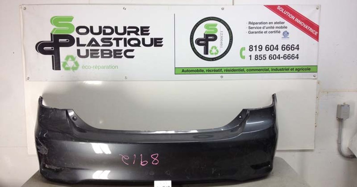 REAR BUMPER TOYOTA COROLLA 2013 DARK GREY 101213