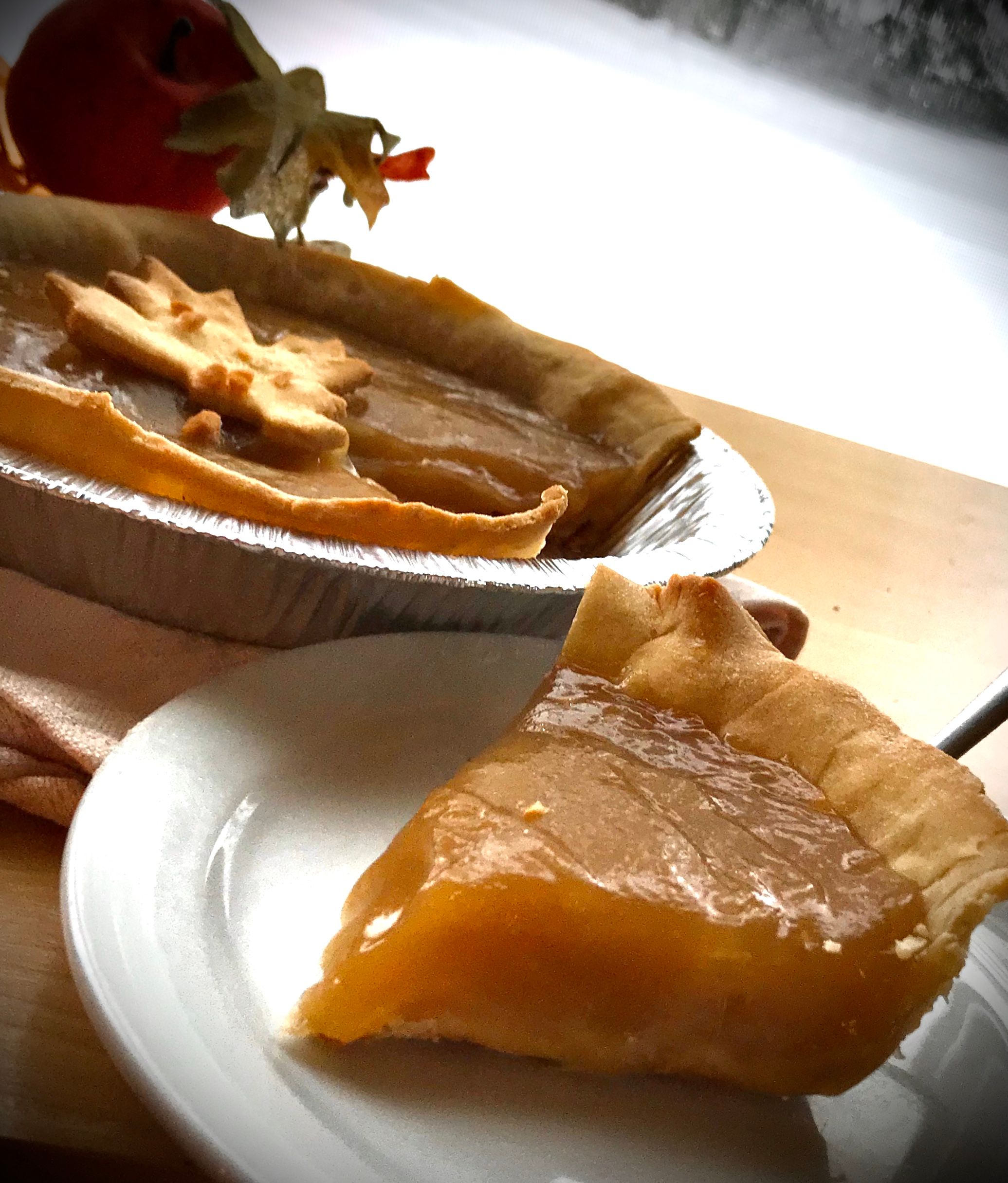 TARTE AU SIROP D'ÉRABLE