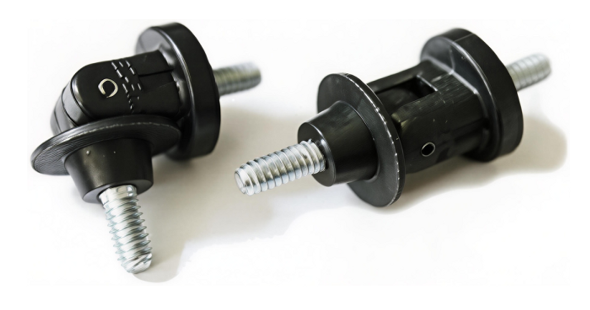 EZ-End Reinforced Angled Duct Adapter