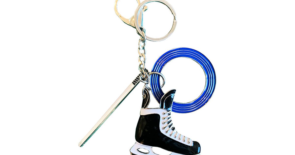 Ringette Keychain