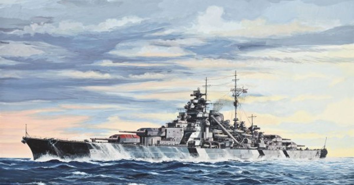 REVELL 05098 Battleship Bismarck 1/700