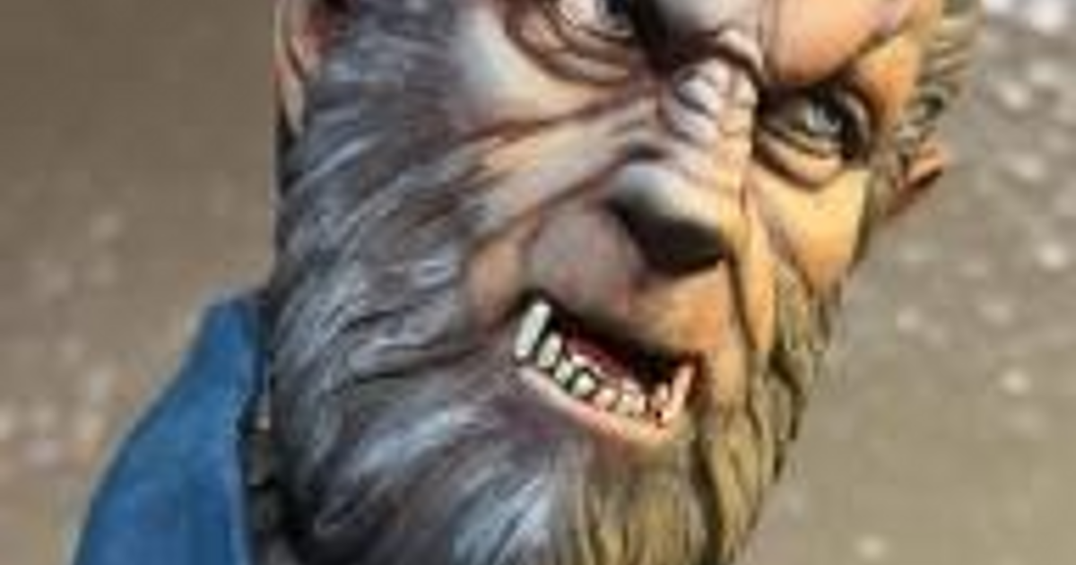 BLACK HEART MODELS Micromania Werewolf 1:7