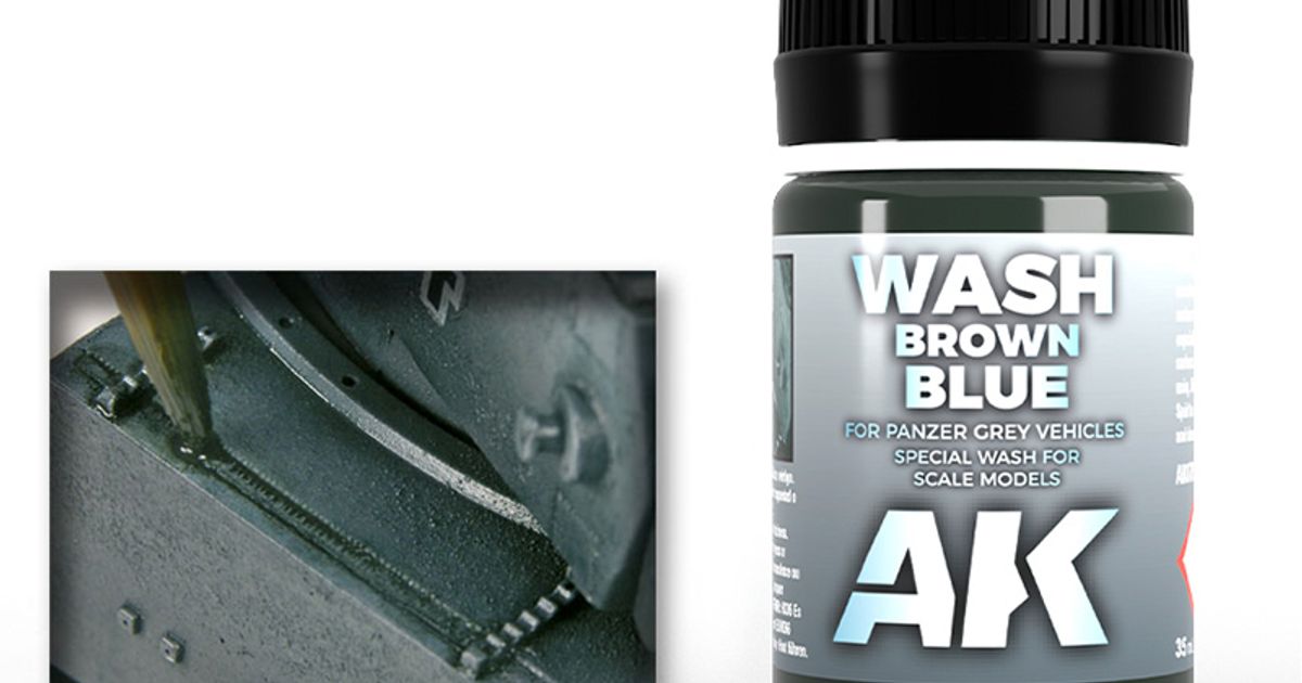 AK WASH FOR PANZER GREY 35ml
