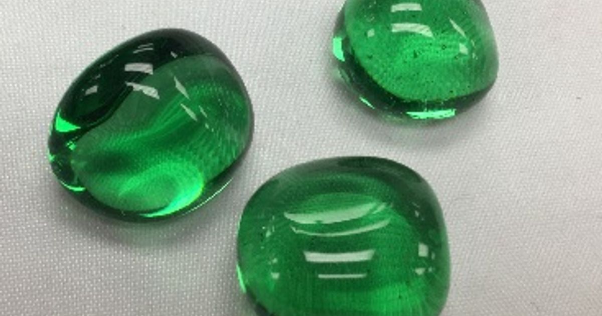Obsidienne verte pierre roulée