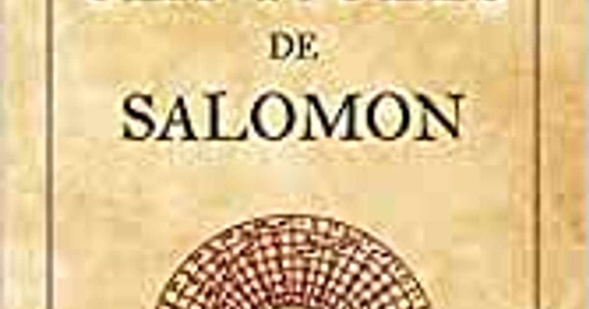 Les véritables clavicules de Salomon
