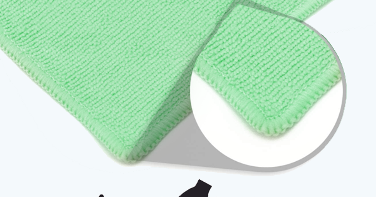 Les chiffons en microfibre