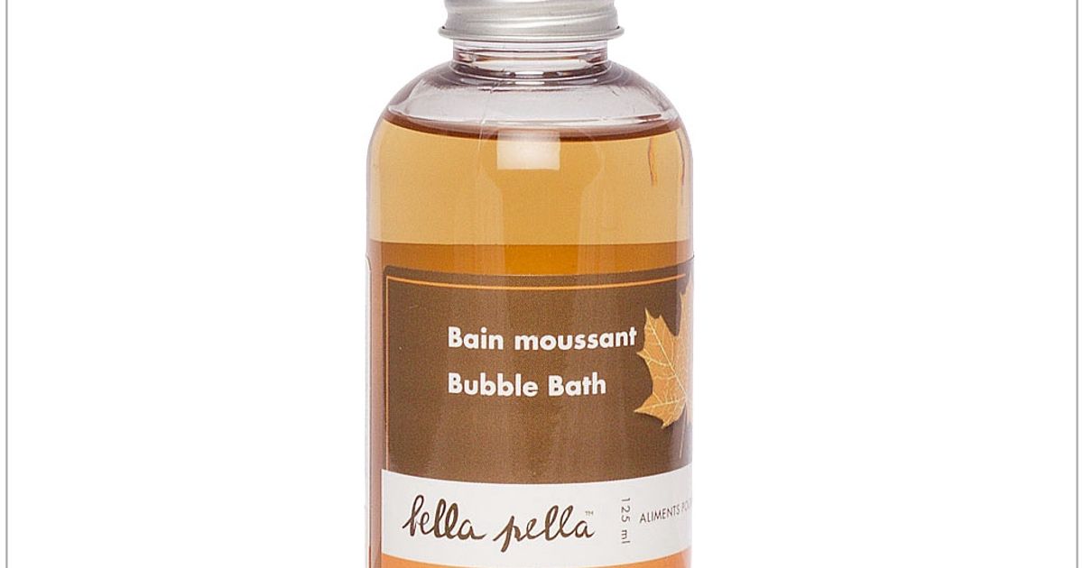 Maple syrup bubble bath