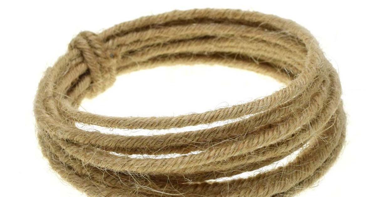 Corde de lin filé