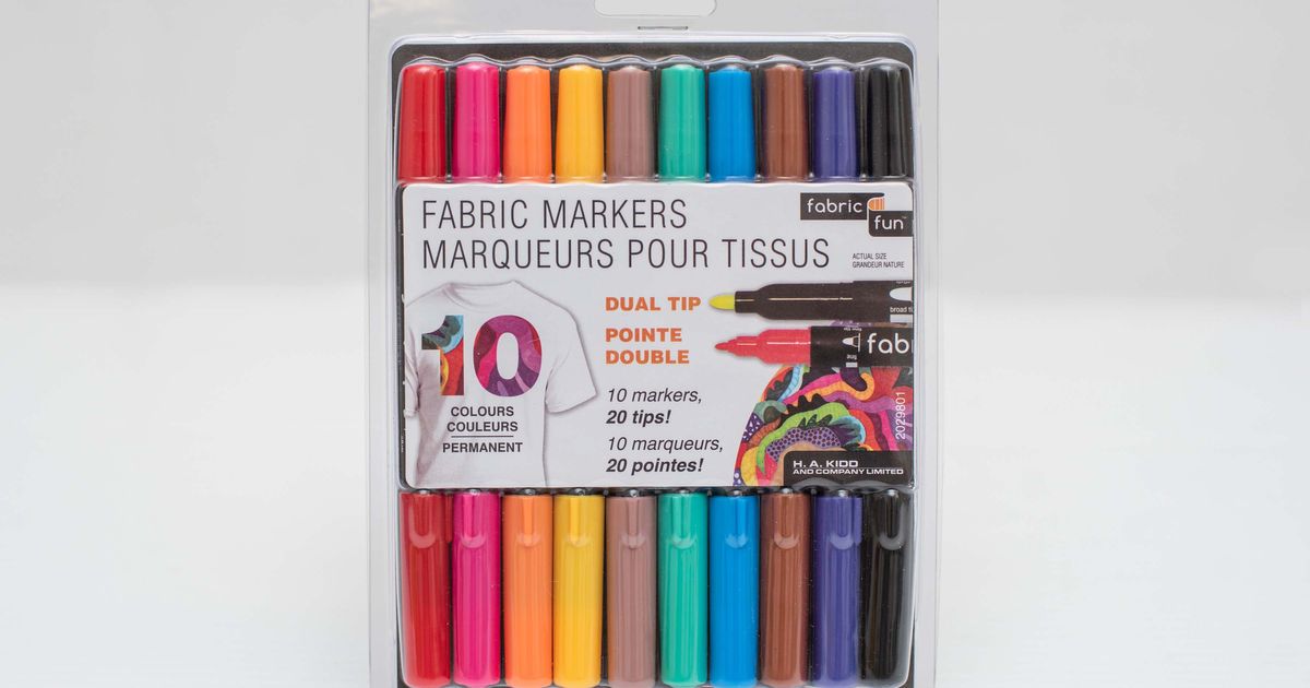 Ensemble de crayons textiles