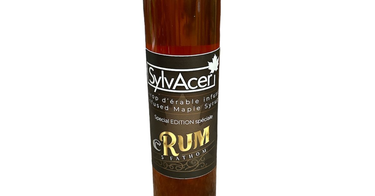 Organic infused maple syrup | Rum | 250 ml