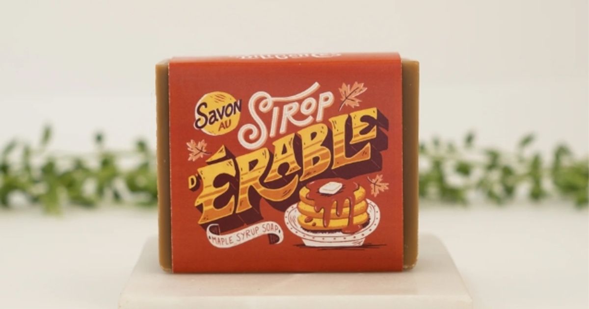 Maple syrup soap