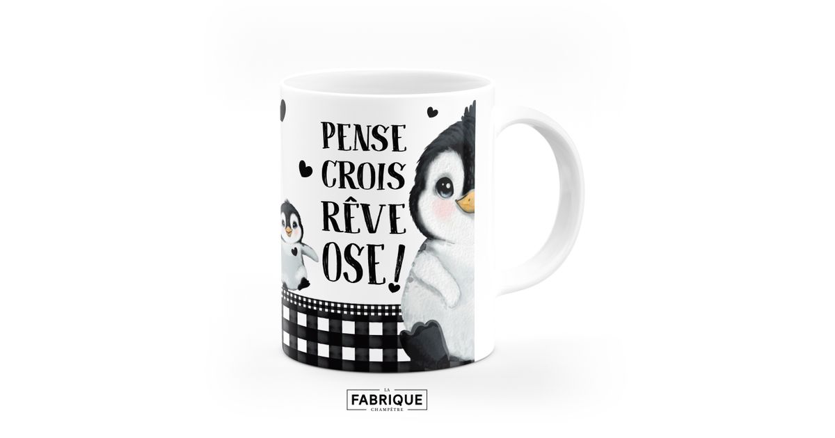 Tasse de la collection Jack “Pense, crois, rêve, ose Tasse de la collection Jack “Pense, crois, rêve, ose