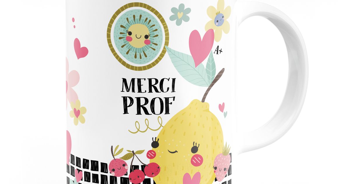 Tasse "Merci prof"