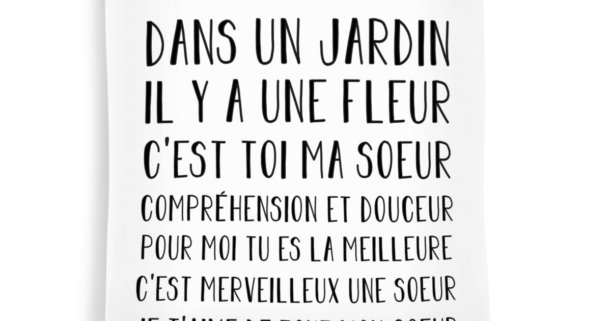 Coussin Ma Soeur