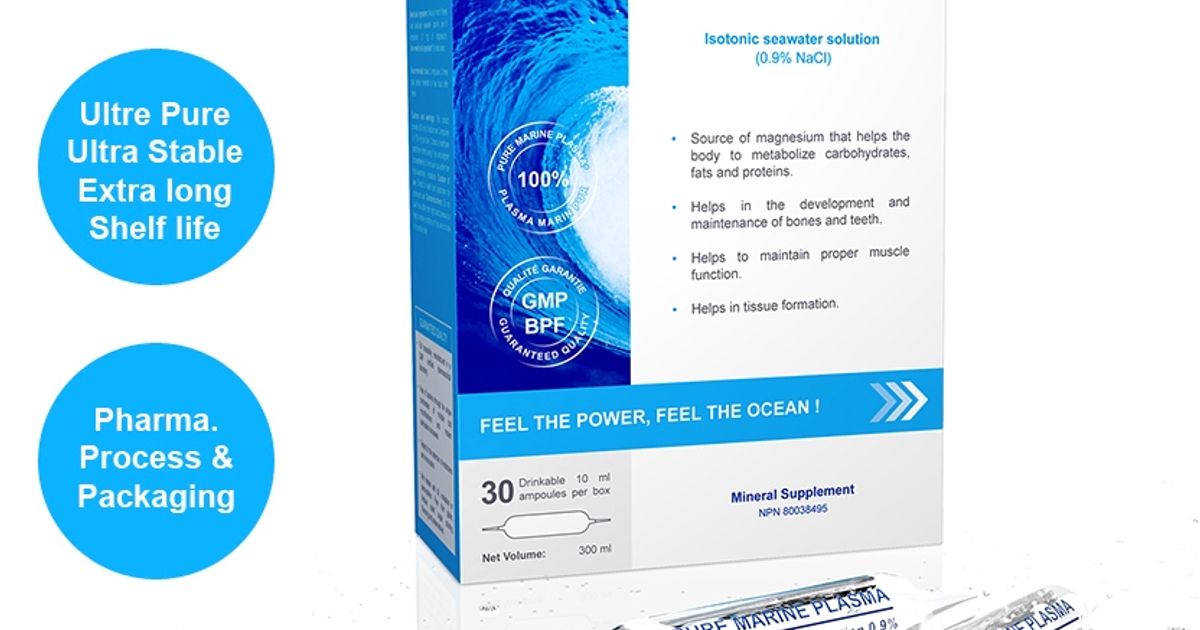 ACTIMAR® Isotonic, Pure Marine Plasma® - 30 vial box - Your best Ocean