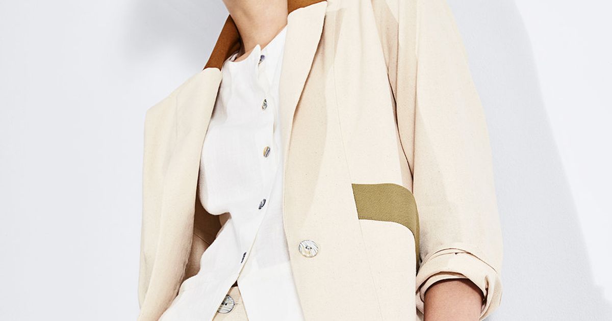 DAGG&STACEY Jacket THEODORE tricolore en coton brut Belle et Rebelle ...