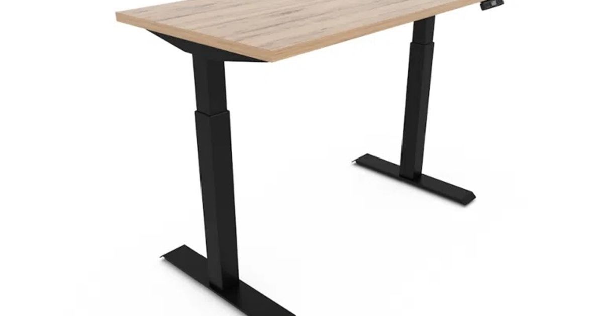 Stylus adjustable height table 24’’x 60’’ Back base