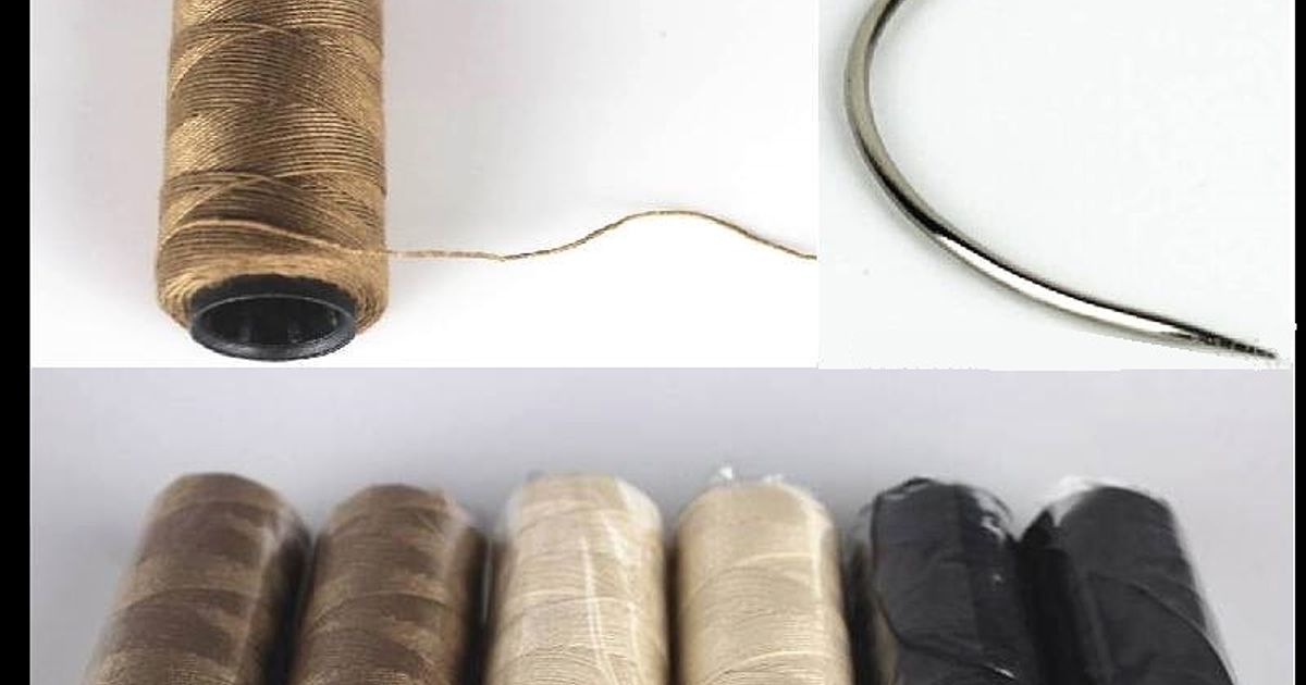 Professional Weaving Thread & C Curve Needle