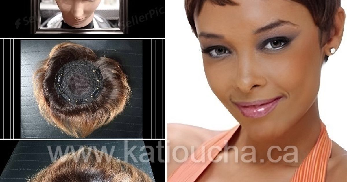 Clip-On Hair Topper Wiglets - Peruvian Human Hair - Pixie Shag Haircut