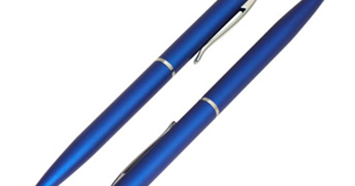 2-in-1 TOUCHSCREEN RETRACTABLE PEN, STANDARD INK, METAL DETECTABLE- P