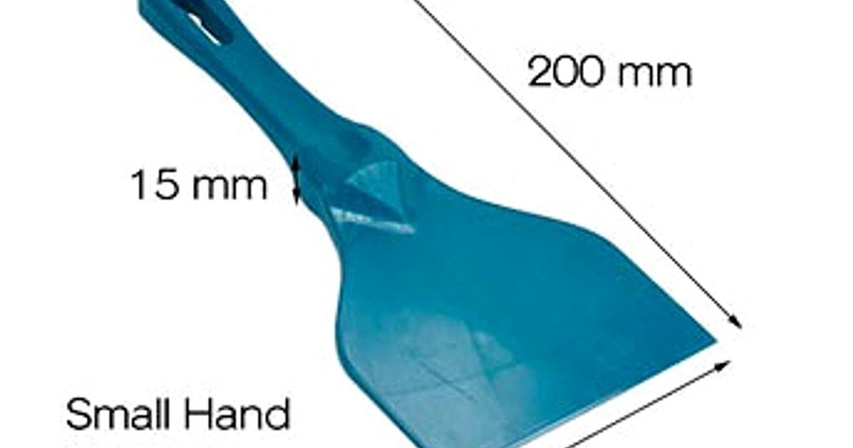 HAND SCRAPERS, METAL DETECTABLE, METAL DETECTABLE