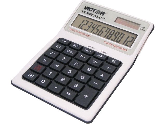 WATER RESISTANT CALCULATOR, DESKTOP
