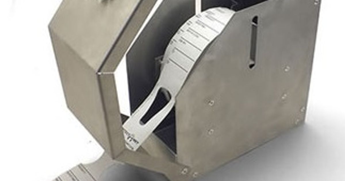 STAINLESS STEEL tag dispenser