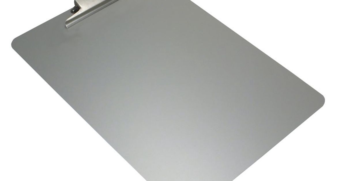 STAINLESS STEEL CLIPBOARD