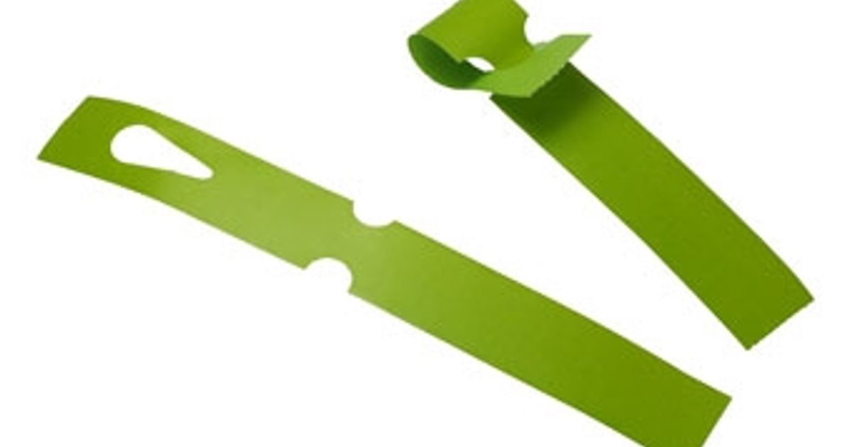 KEYHOLE/LOOP TAGS, METAL DETECTABLE, SMALL 500 tags