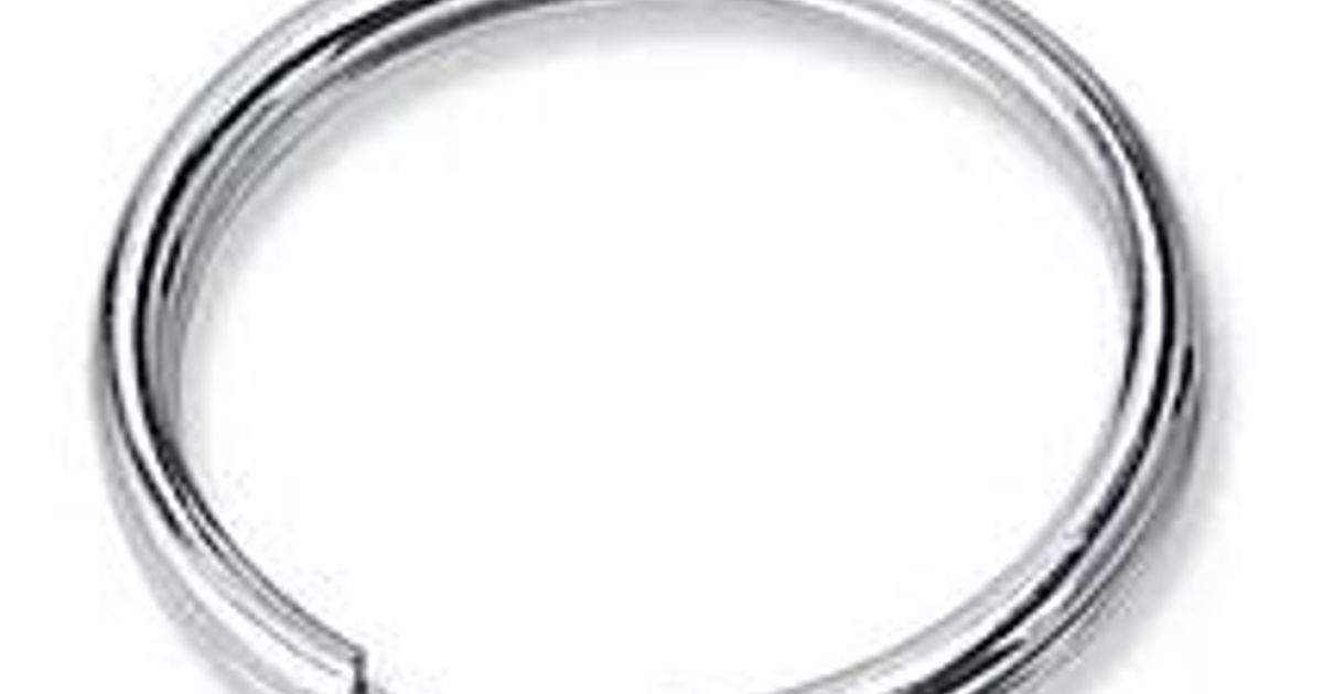 Safety chain, stainless steel, Pack of 10