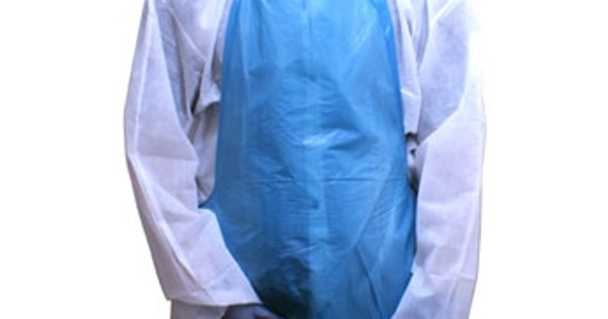 POLYTHENE APRONS, METAL DETECTABLE