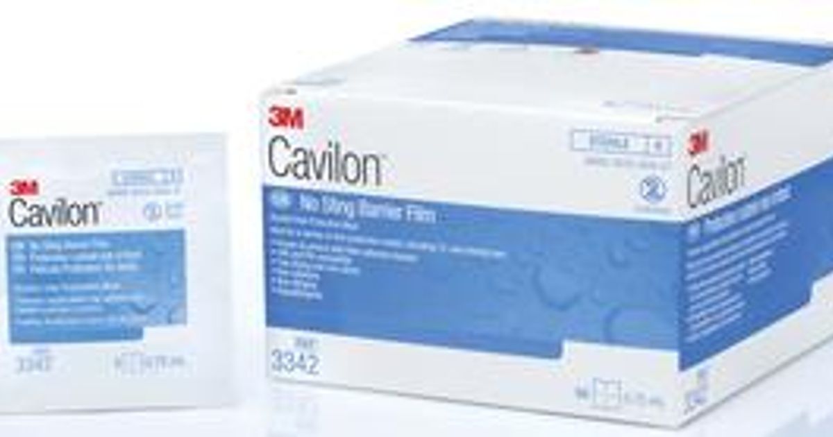 3M 3344 Cavilon protecteur cutané sans alcool en lingette 30/boîte