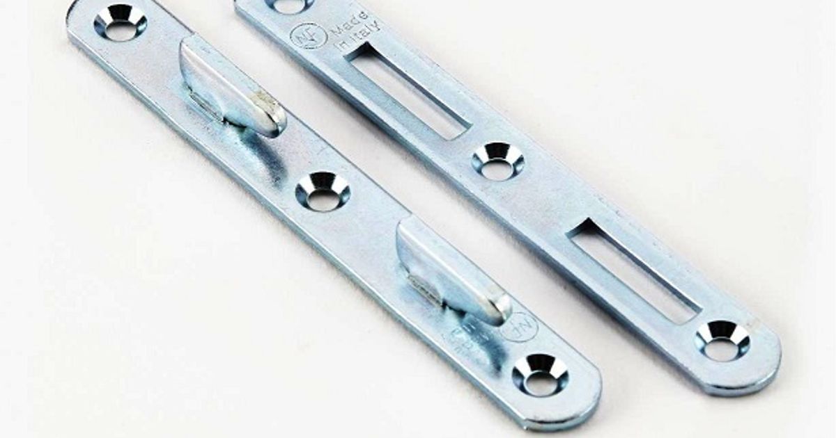 Ferrure d'assemblage de lit a encastrer |quincaillerie de la forge